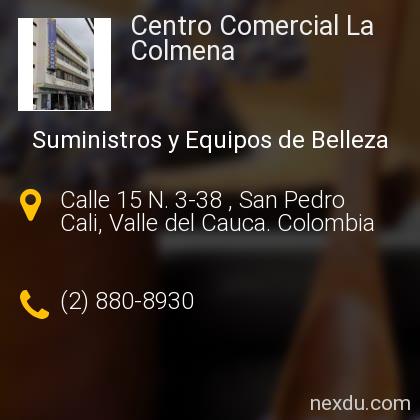 Centro Comercial La Colmena ® Suministros y Equipos de Belleza en Cali