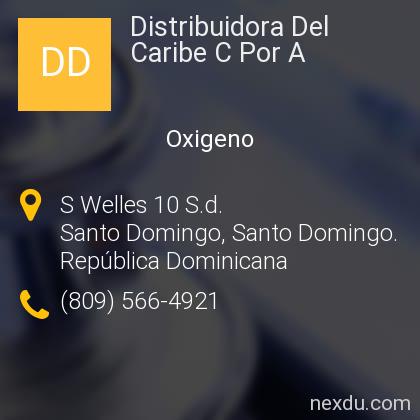 Distribuidora Del Caribe C Por A ® Oxigeno en Santo Domingo