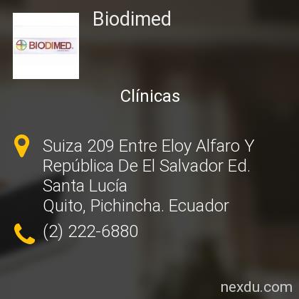 Biodimed - Biodilab, Pichincha (1800070707)